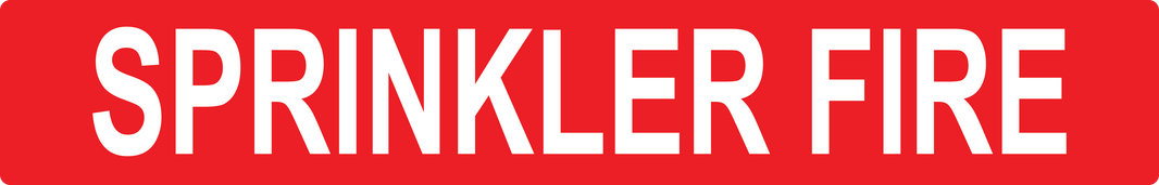 Fire - Sprinkler Related Pipe Markers