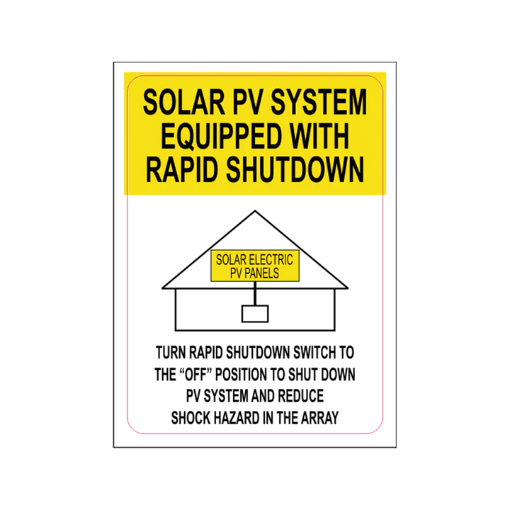 Vinyl Solar Tags